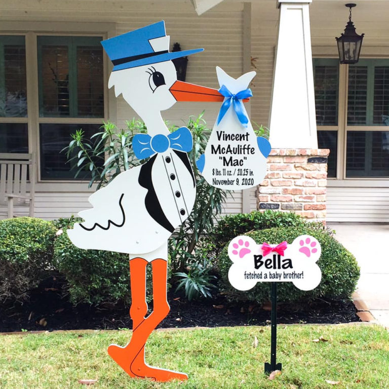 Shenandoah Valley Storks : Stork Sign Rental for Birth Announcement